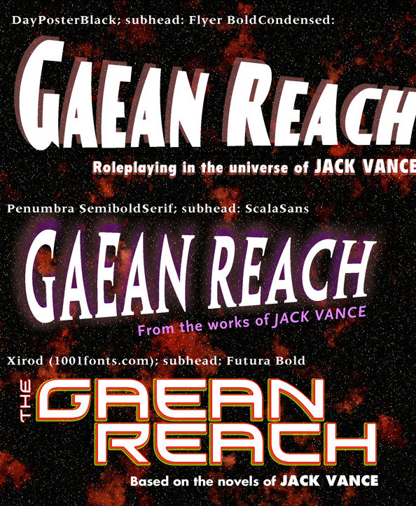 The Look of the Gaean Reach – Concepts – Pelgrane Press Ltd