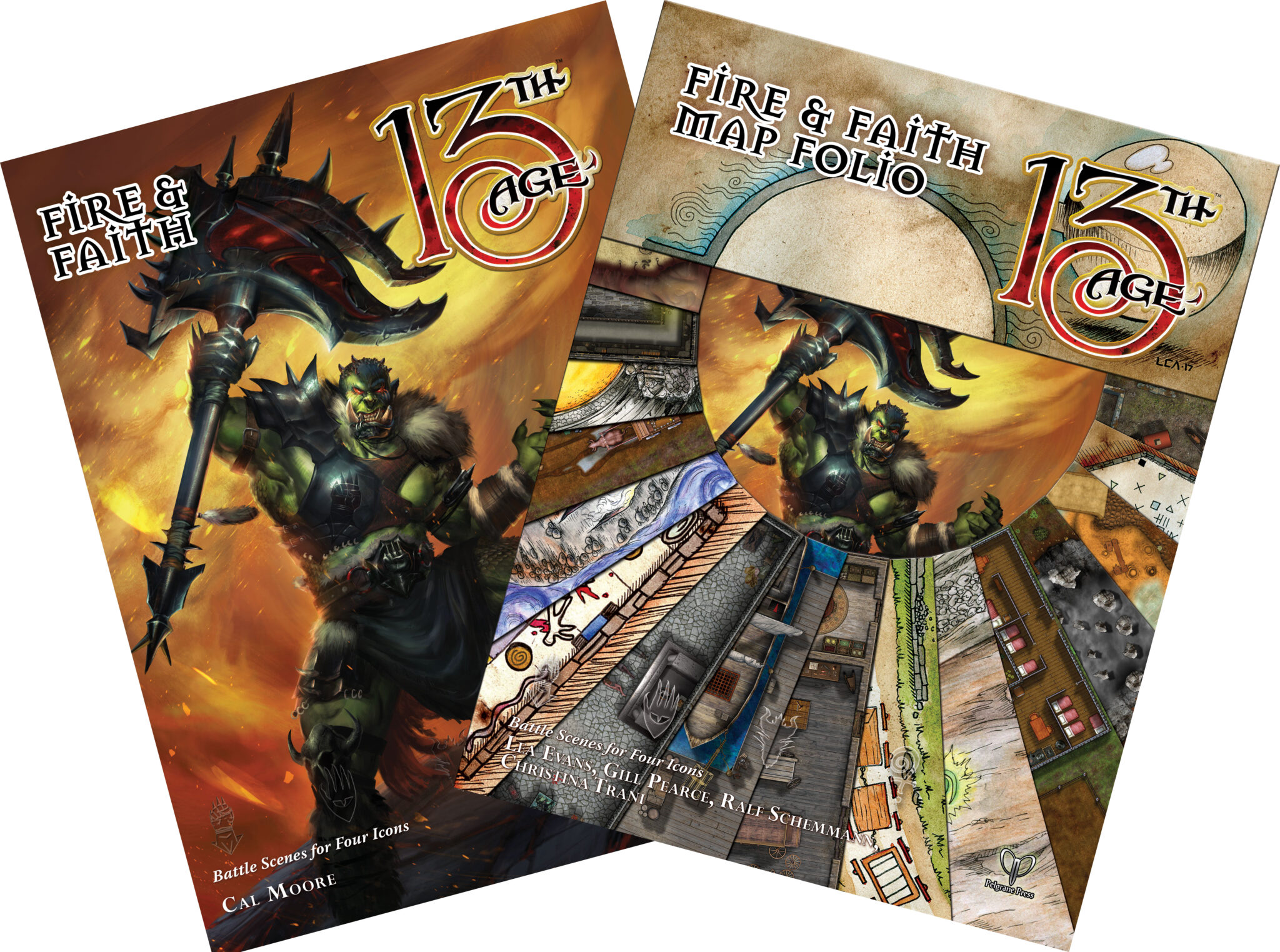 Fire & Faith: Battle Scenes for Four Icons Book and Map Bundle ...