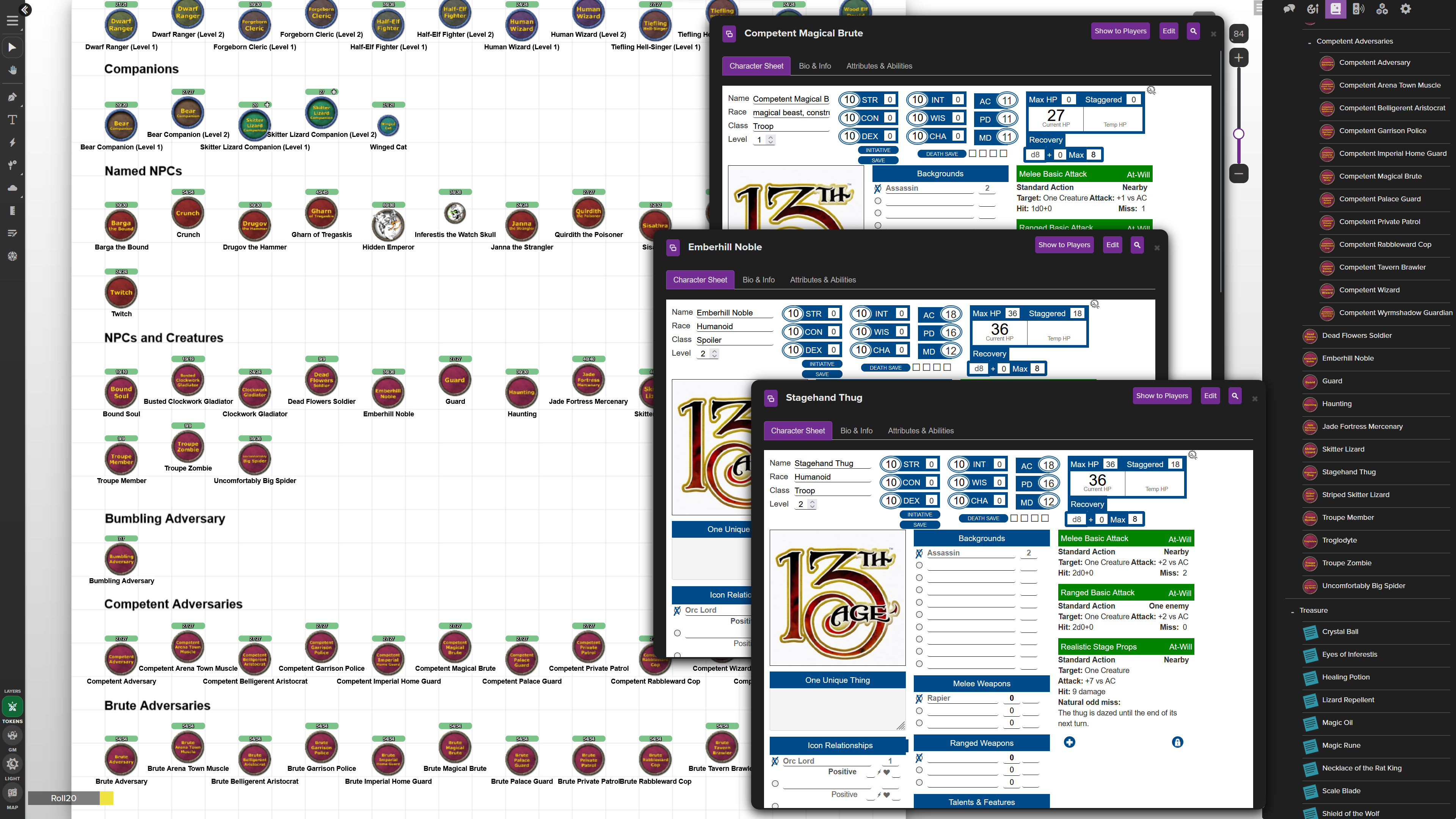 13th Age: Crown of Axis (Roll20 VTT) - Pelgrane Press | 13th Age ...